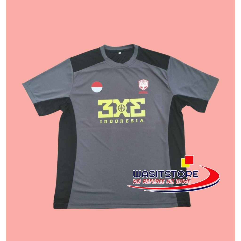 Jual BAJU WASIT BASKET PERBASI 3on3 - 3X3 ( Logo: Bendera Indo, New ...