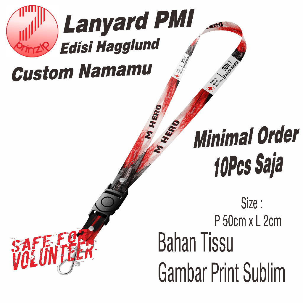Jual Tali Id Card PMI Edisi Hagglund | Shopee Indonesia