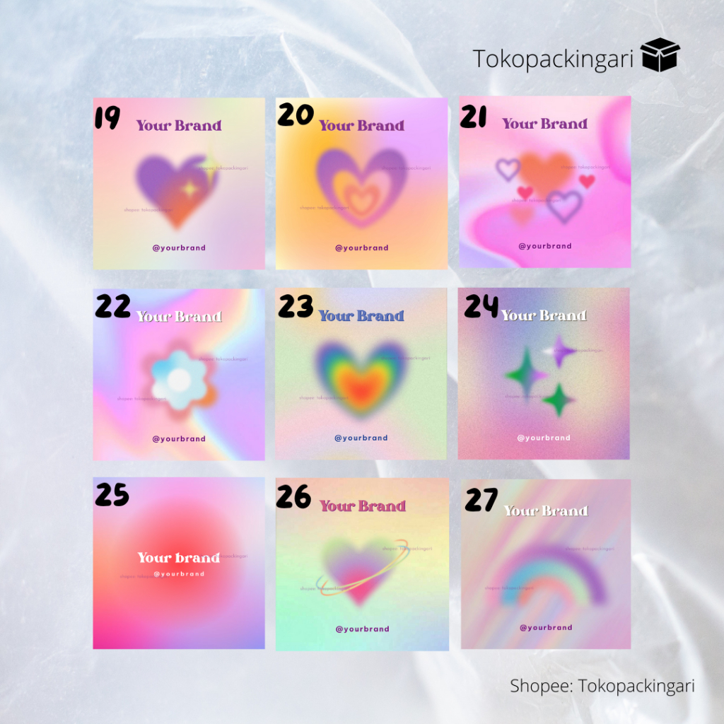 Jual Alas Packing | Gradation Series | Paper Aksesoris | Kertas Dudukan ...