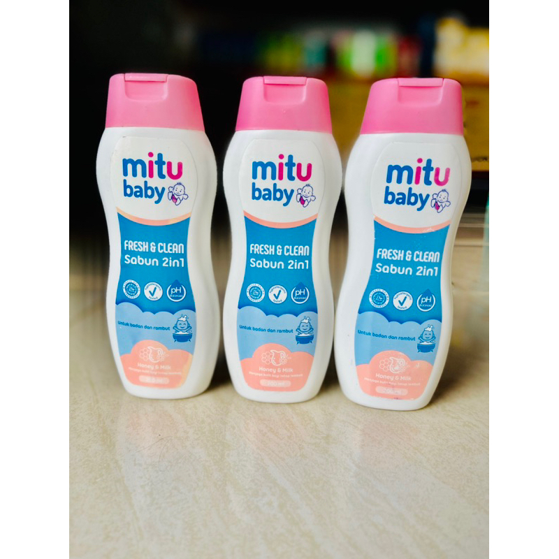 Jual Mitu Liquid Soap 2 in 1 dan Milk Bath Kemasan Botol 200ML & Refill ...