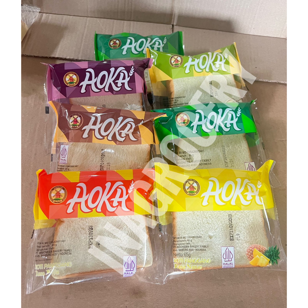 Jual AOKA ROTI PANGGANG (ALL VARIANT) ( 5 PCS) | Shopee Indonesia