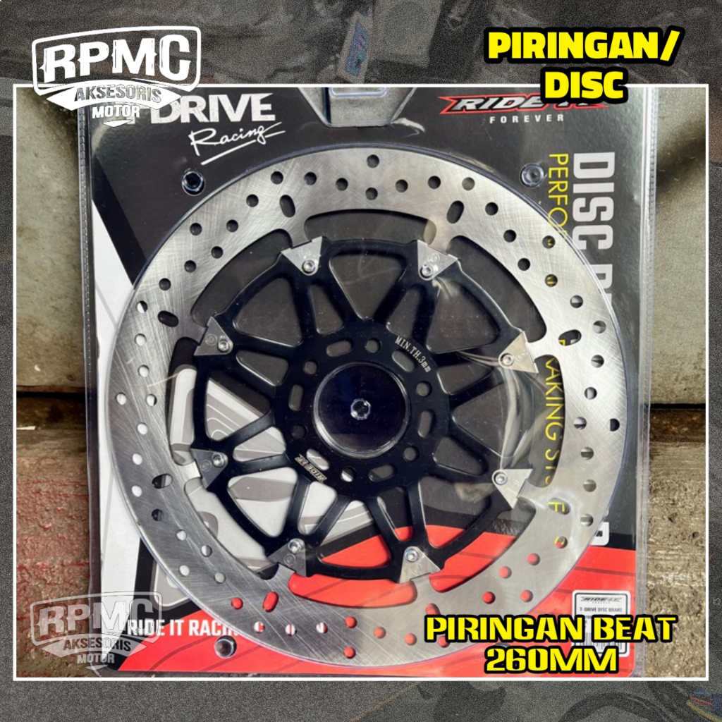 Jual PIRINGAN DISC MATIC HONDA BEAT SCOOPY VARIO UKURAN 260 MM T-DRIVE ...