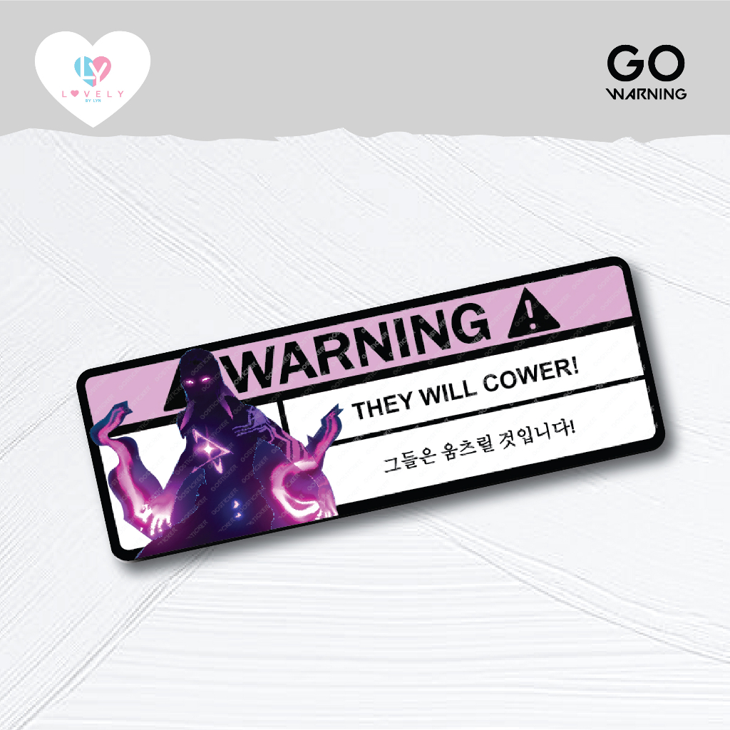 Jual Sticker Warning Mobil/Motor Valo Agent Hologram | GO STICKER ...