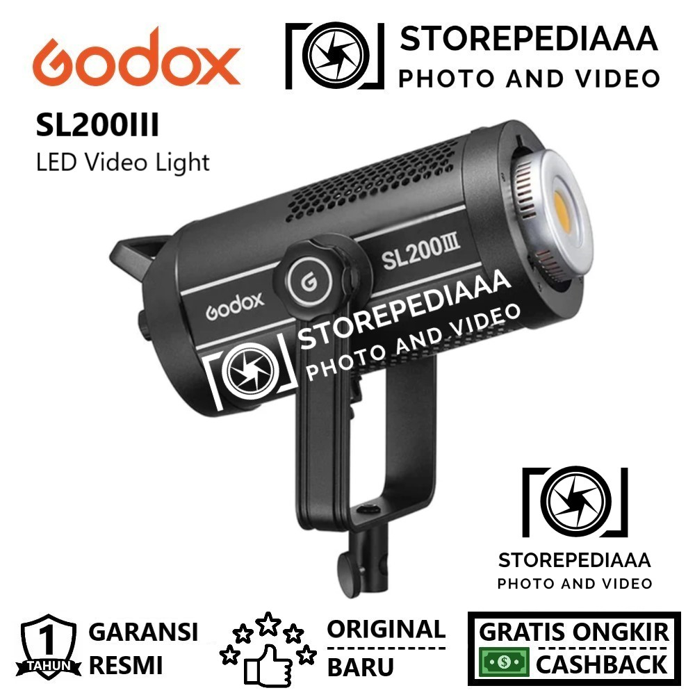 Jual Godox SL200III LED Video Light SL200 III SL200W III | Shopee Indonesia
