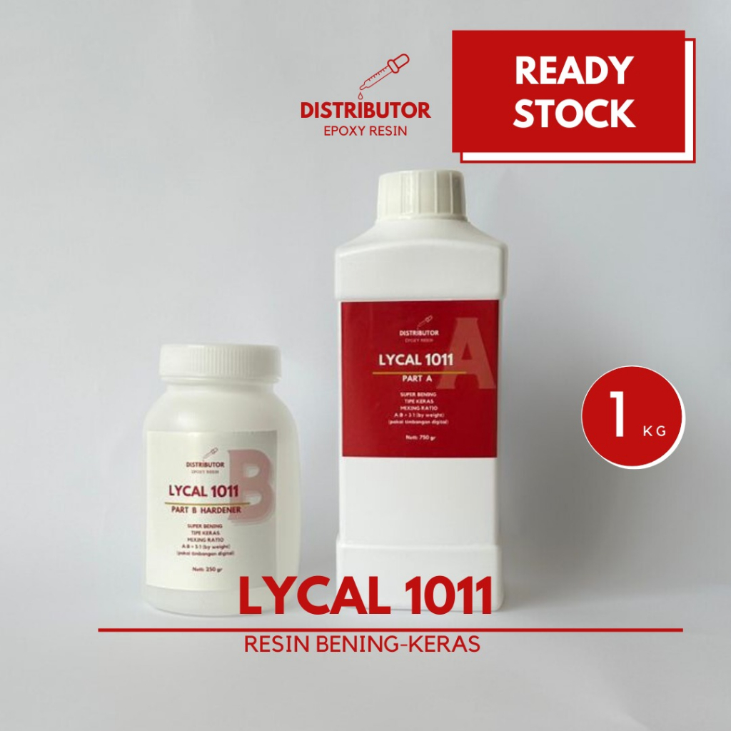 Jual Resin bening Lycal keras - Lycal 1011 - 1 kg | Shopee Indonesia