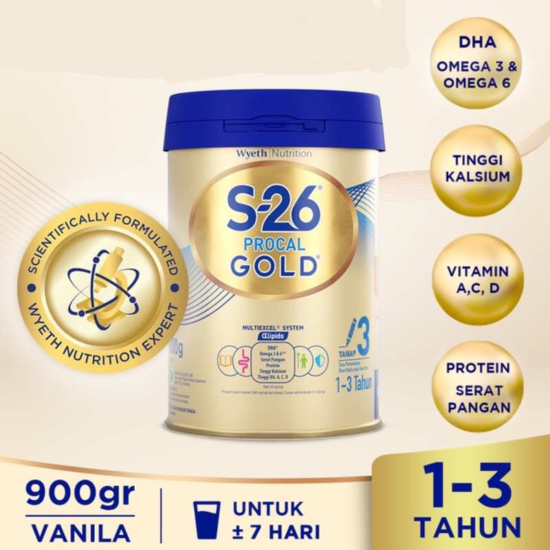 Jual S26 Procal Gold Vanila Kaleng 900g | Shopee Indonesia