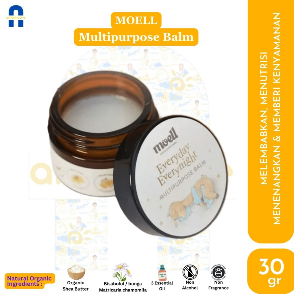 Jual MOELL MULTIPURPOSE BALM 30 gr | Everyday Everynight Balm ...