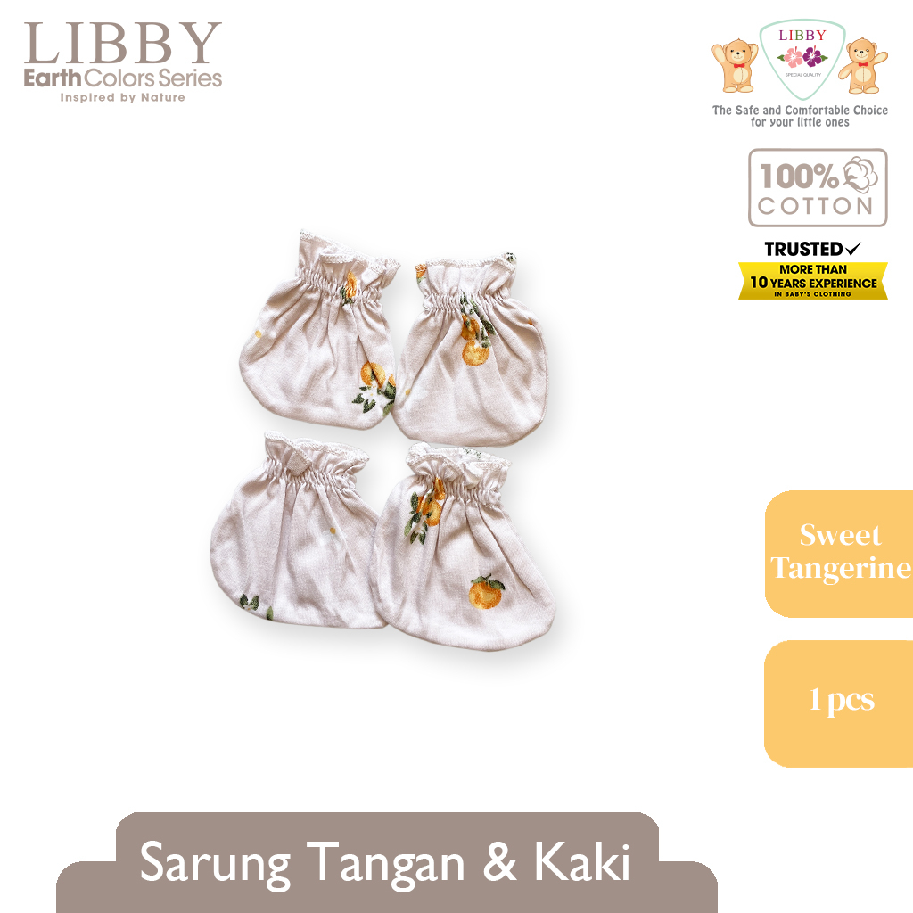 Jual LIBBY Earth Sarung Tangan & Kaki Motif Rocco Girl (1Pcs) | Shopee Indonesia