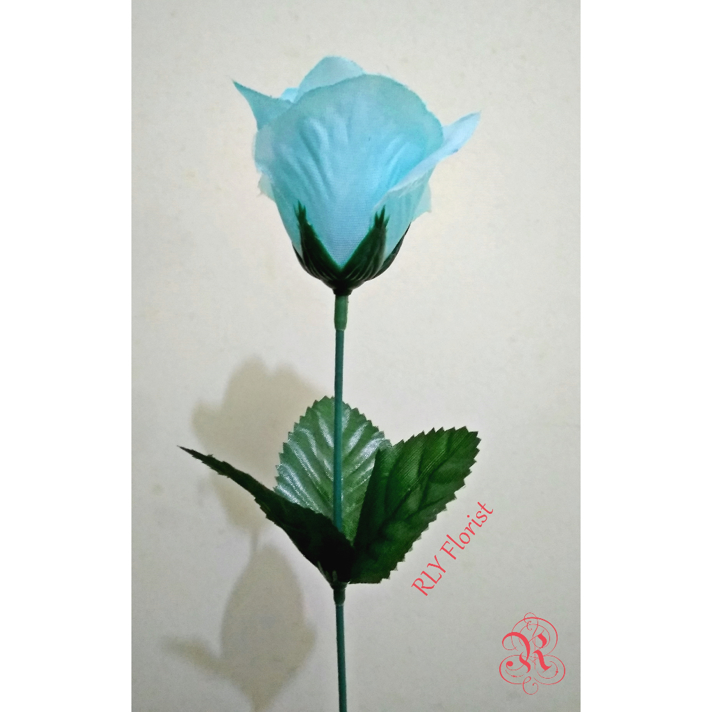 Jual 1 Tangkai Mawar Kuncup 5 cm Kain Tinggi 45 cm Artificial Flower ...