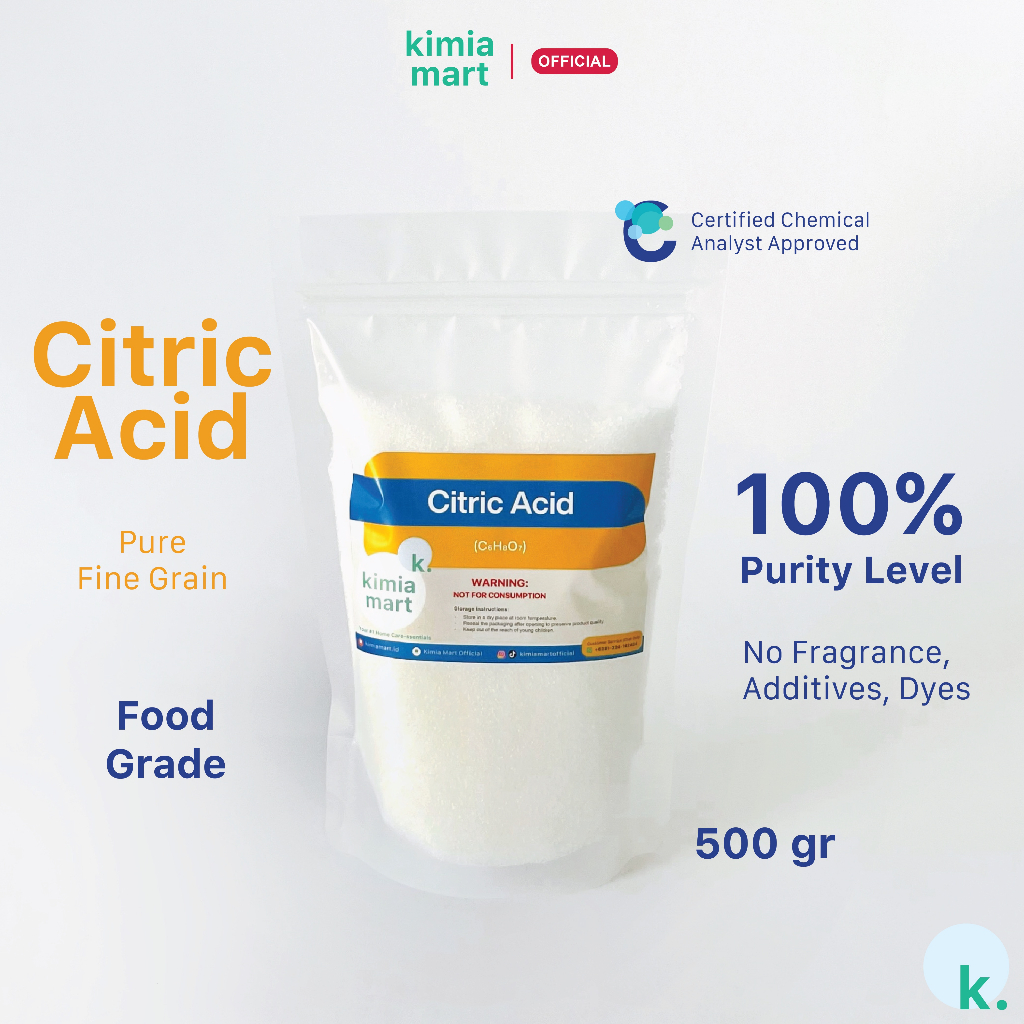 Jual Citrun Acid - Asam Sitrat Food Grade Serbuk Ajaib Pembersih ...