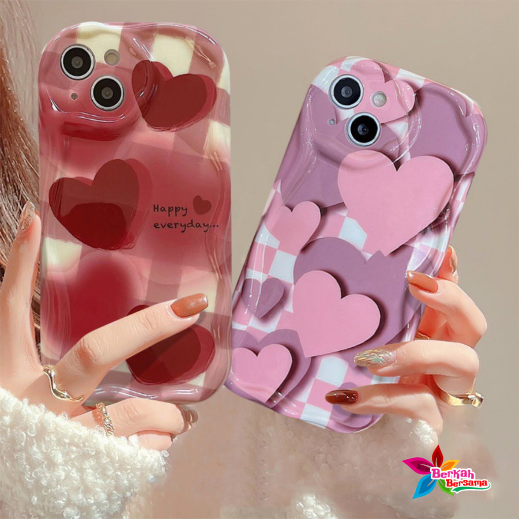 Jual SS839 SOFTCASE SILIKON HEART GRID FOR XIAOMI REDMI A1 A2 A1+ A2 ...