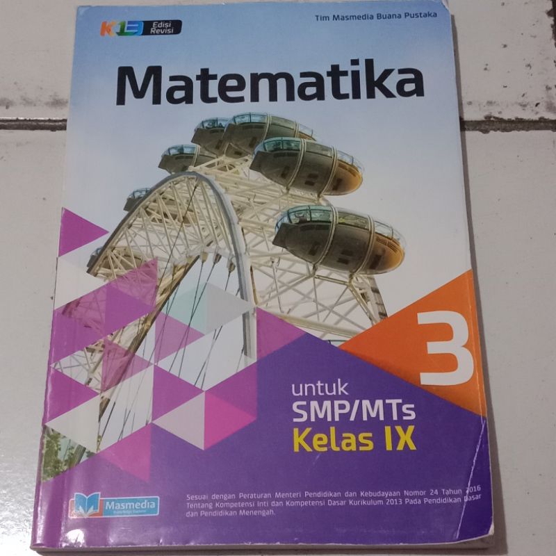 Jual BUKU MATEMATIKA Untuk SMP/MTs Kelas IX | Shopee Indonesia