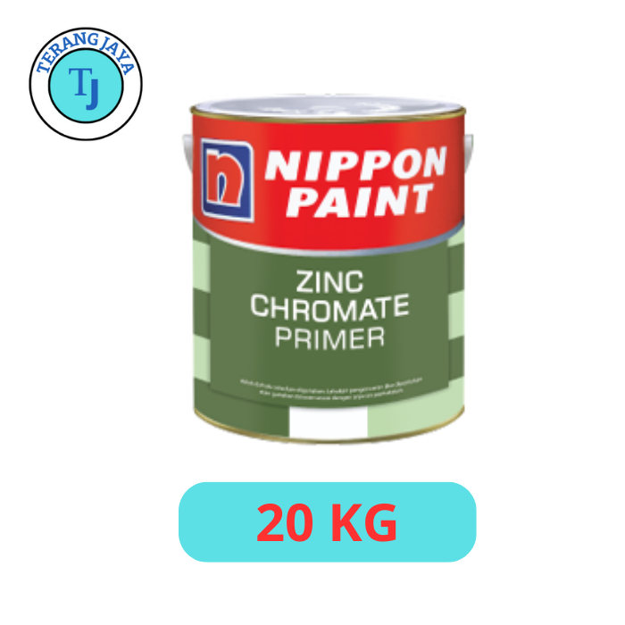 Jual Cat Dasar Besi Zinc Chromate Primer Nippon Paint - Green - 20kg Pail | Shopee Indonesia