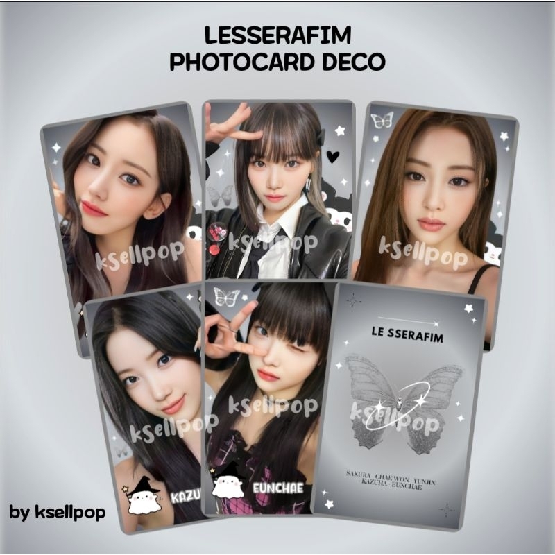 Jual LESSERAFIM PHOTOCARD DECO [READ DESK!!] | Shopee Indonesia