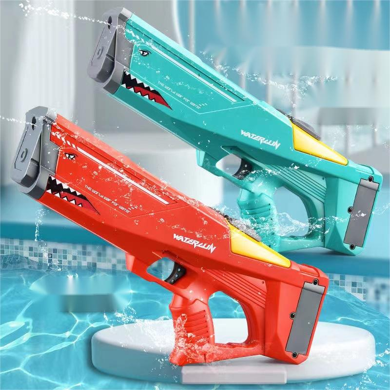 Jual Mainan Tembak Air Water Gun Elektric New Shark High Pressure Beach ...
