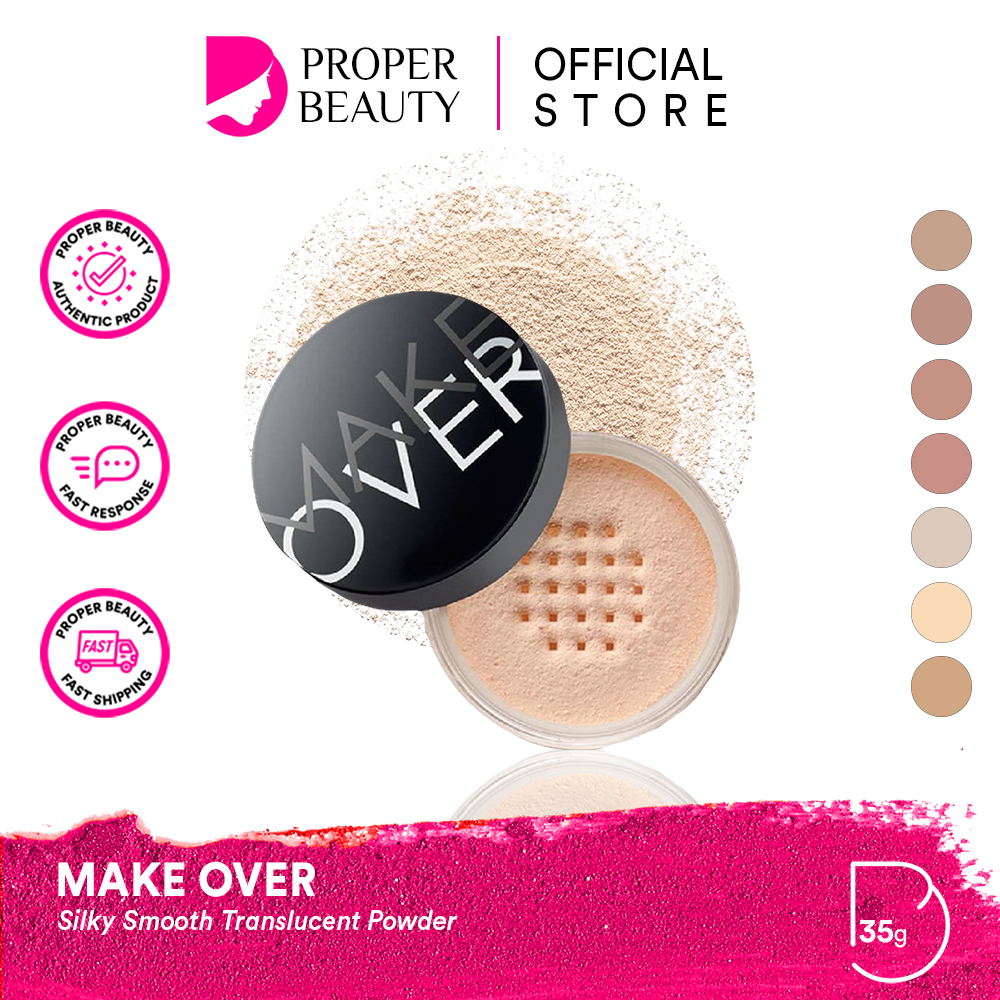 Jual MAKE OVER Silky Smooth Translucent Powder Indonesia / Bedak Tabur ...