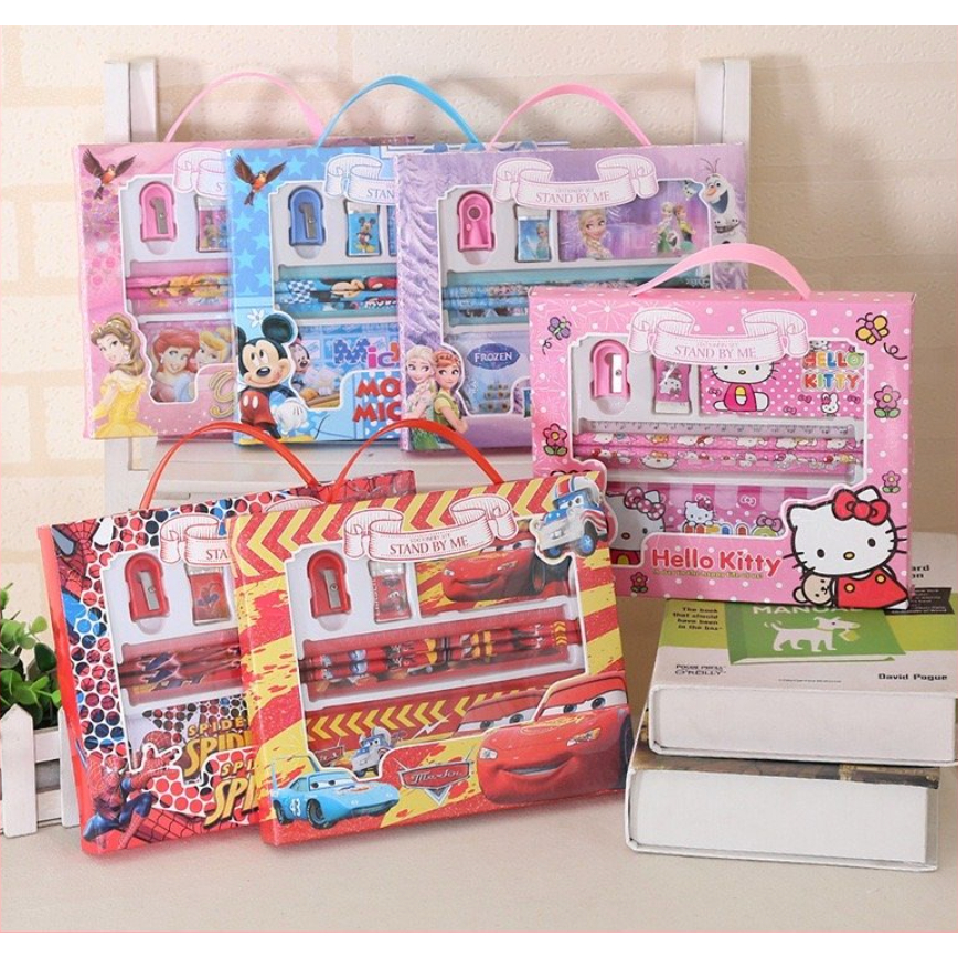 Jual STATIONARY SET KARAKTER 7 IN 1 / ALAT TULIS SET KARAKTER 7IN1 YOYO ...