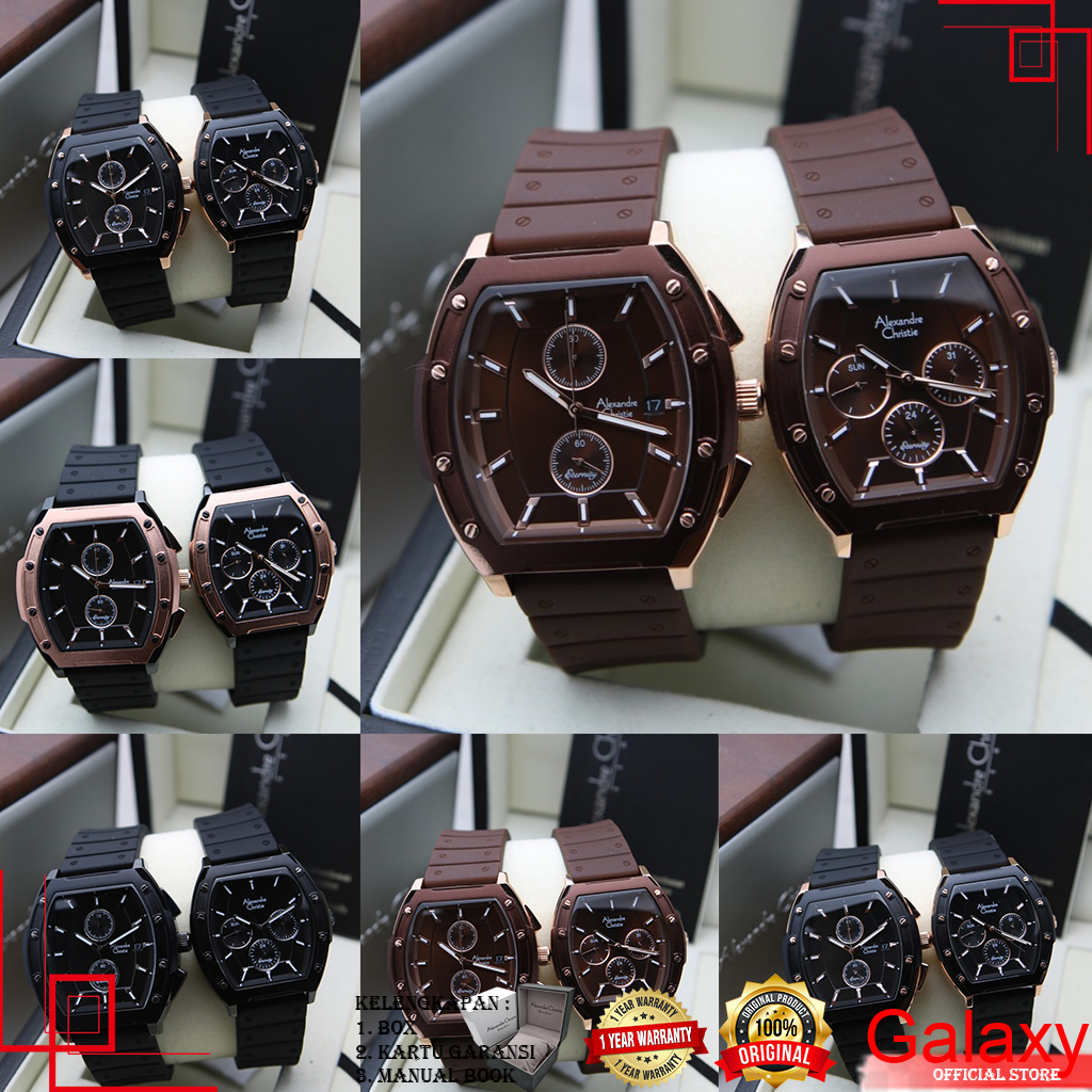 Jual ALEXANDRE CHRISTIE JAM TANGAN COUPLE JAM TANGAN PASANGAN JAM ...