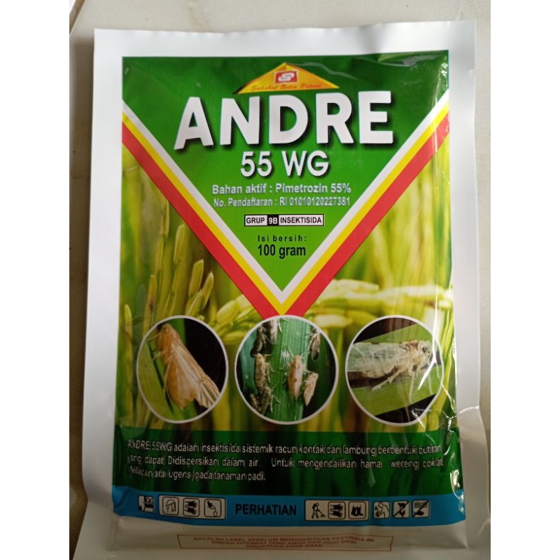 Jual ANDRE 55WG 25 Gram Pimetrozin Insektisida Untuk wereng sama dengan ...