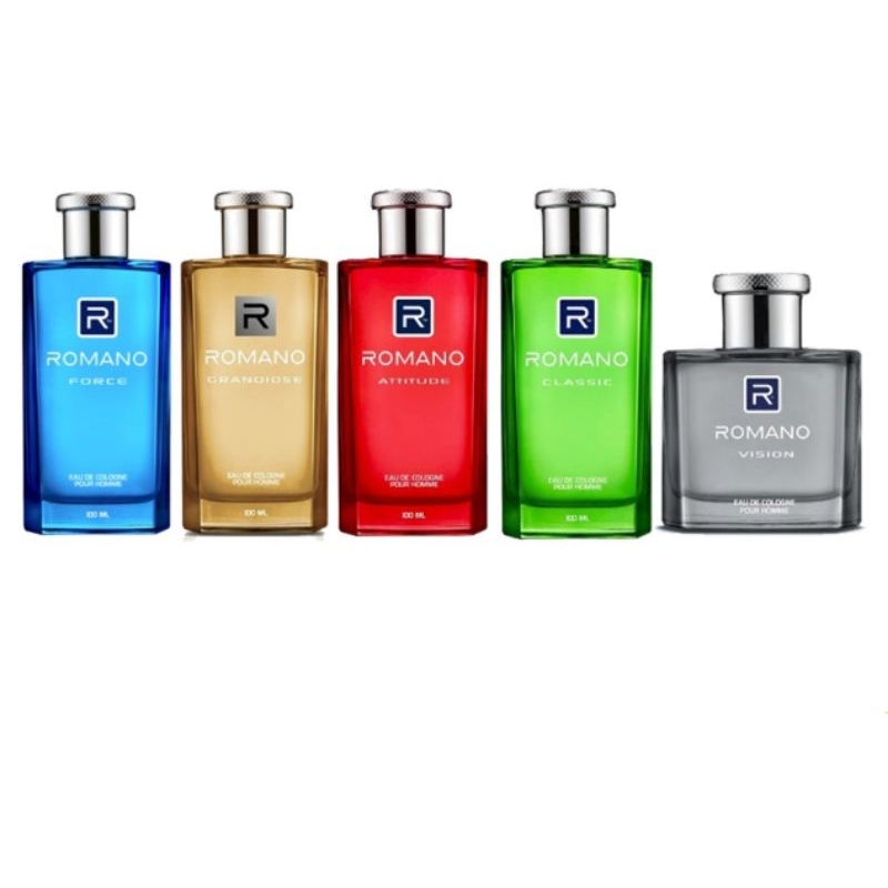 Jual Romano Eau De Cologne / Toilette Pour Homme Vision 50ml 100ml ...
