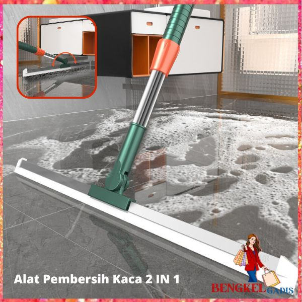 Jual BG Alat Pembersih Kaca 2 IN 1 Alat Pembersih Lantai Praktis Wiper ...
