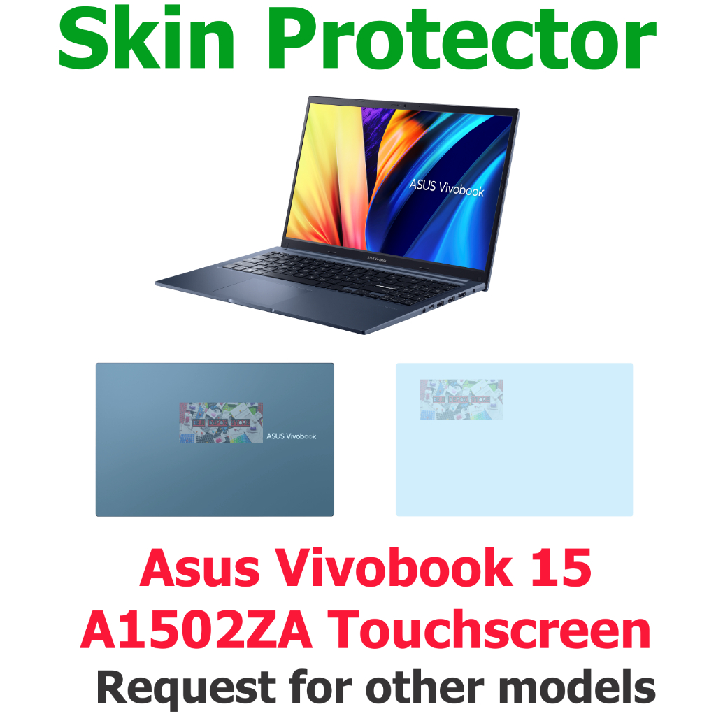 Jual Asus Vivobook 15X A1502ZA Touchscreen Skin Guard Garskin | Shopee ...