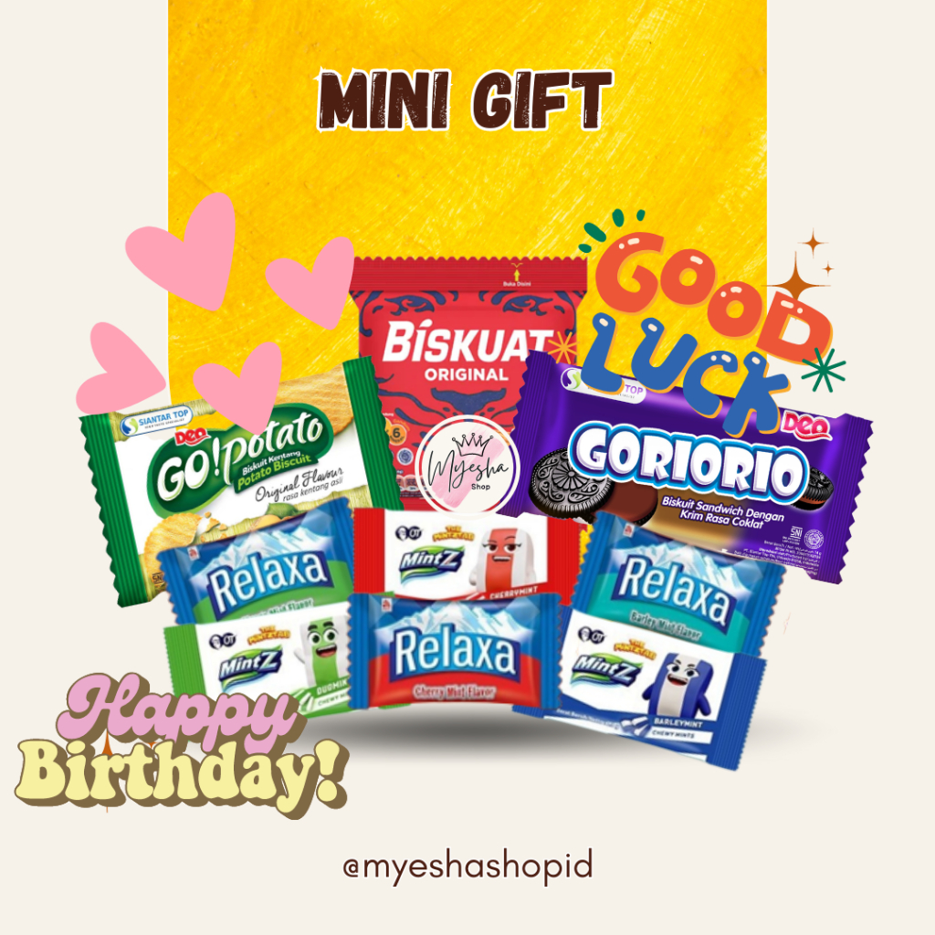 Jual MINI GIFT | SNACK | HADIAH ULANG TAHUN | HADIAH WISUDA | MINI GIFT ...