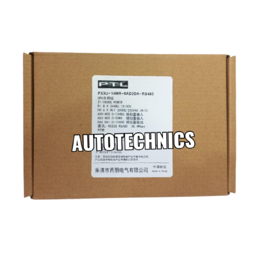 Jual PLC FX3U 14MR 6AD 2DA RS232 RS485 Modbus RTU 24VDC PLC READY STOK ...