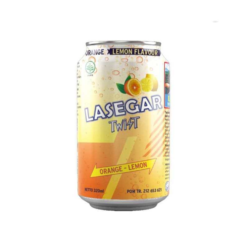 Jual Lasegar Twist Can 320ml - Larutan Penyegar Lychee / Jeruk / Lemon ...