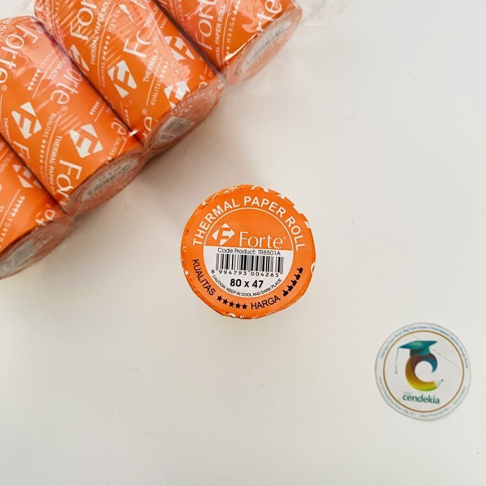Jual Kertas Thermal Paper Roll FORTE 80x47 | Shopee Indonesia
