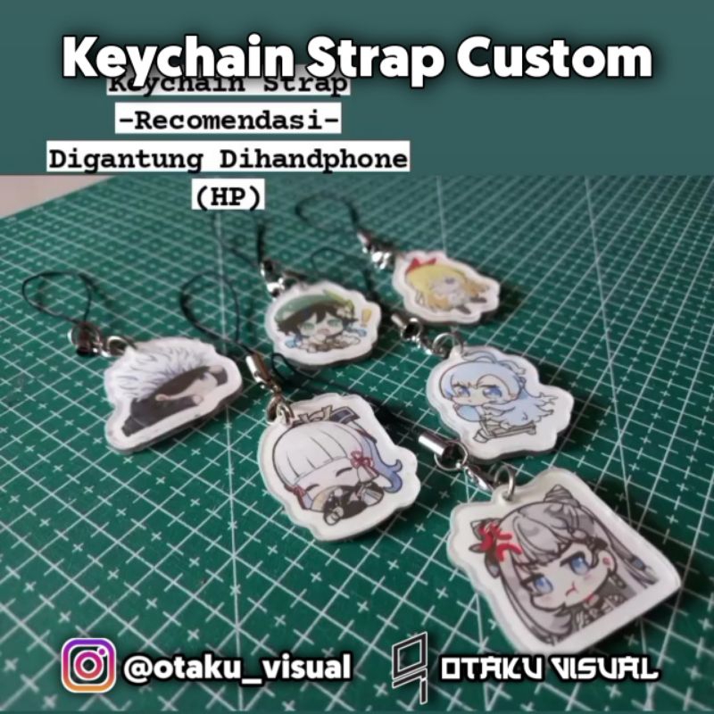 Jual Keychain Strap Custom | Shopee Indonesia