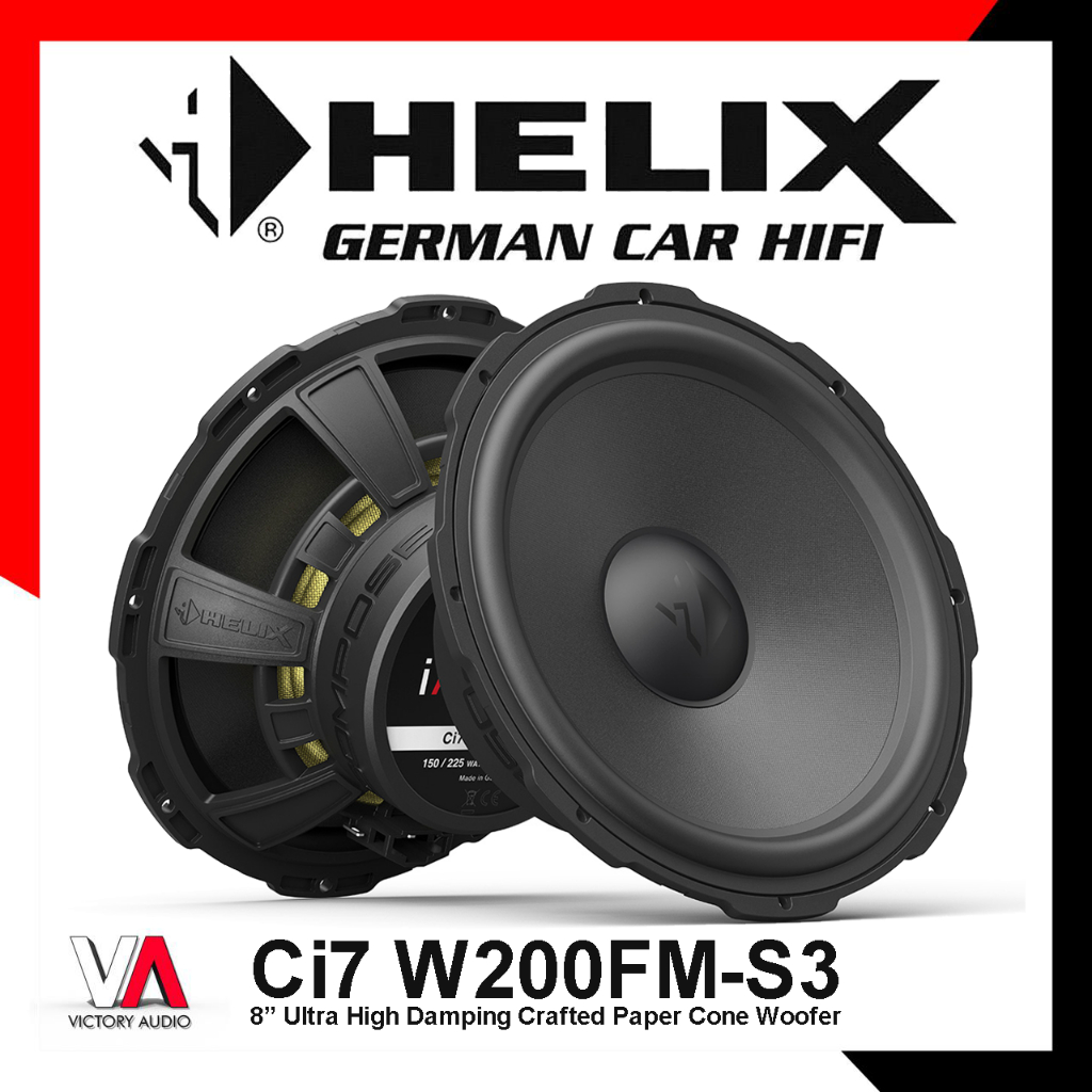 Jual Speaker Woofer High End HELIX COMPOSE SERIES Ci7 W200FM-S3 Helix ...