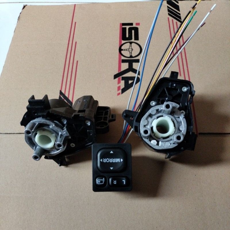 Jual dinamo motor lipat spion retract spion retrack spion + tombol ...