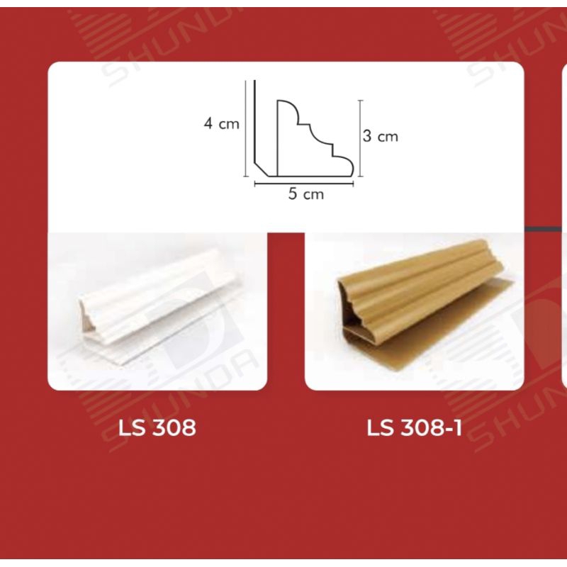 Jual List Shunda Plafon PVC LS 308 | Shopee Indonesia
