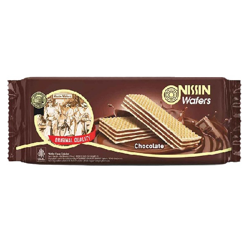 Jual NISSIN WAFER CHOCOLATE 110GR | Shopee Indonesia