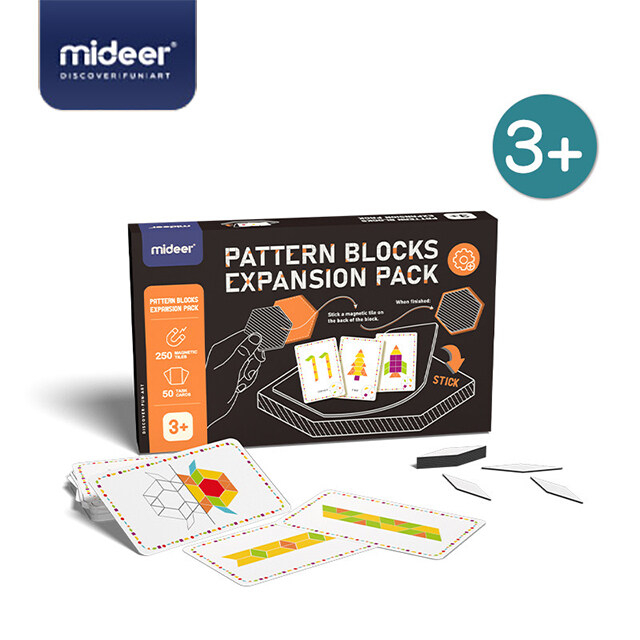 Jual Mideer Pattern Blocks Expansion Pack / Magnet Untuk Pattern Wooden ...