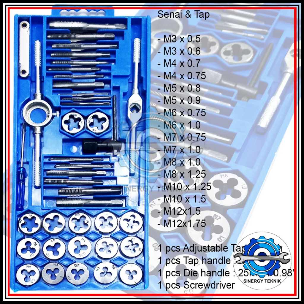 Jual PROMO KODENKI SENAI TAP SET 40PCS | Shopee Indonesia