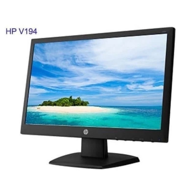 Jual MONITOR LED HP V194 19 INCH WIDE LIKE NEW | Shopee Indonesia