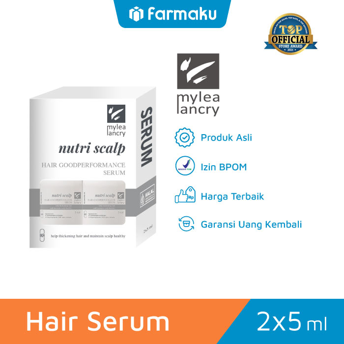 Jual Mylea Hair Serum Nutri Scalp Good Performance Box Isi 2 Botol @5ml ...