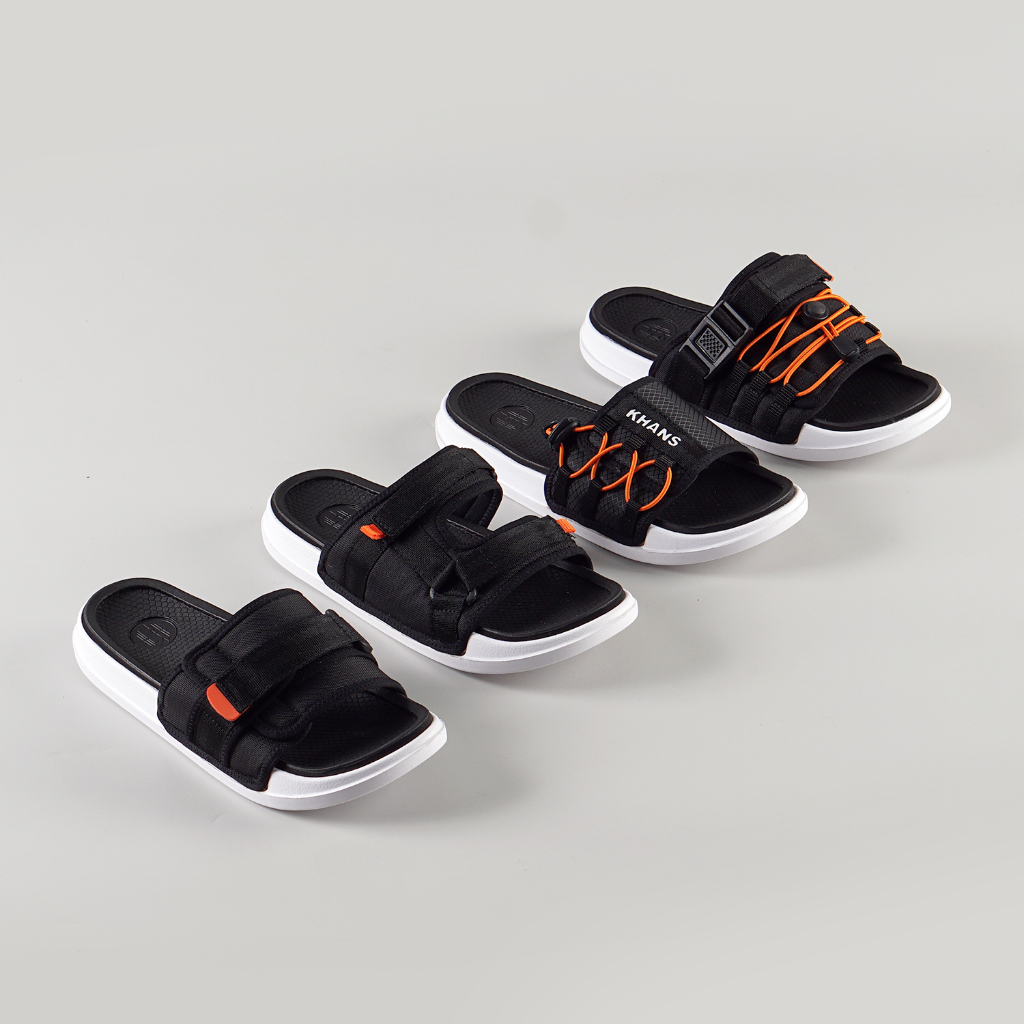 Jual KHANS - Sandal Slide Slippers Pria Wanita - V2 | Shopee Indonesia
