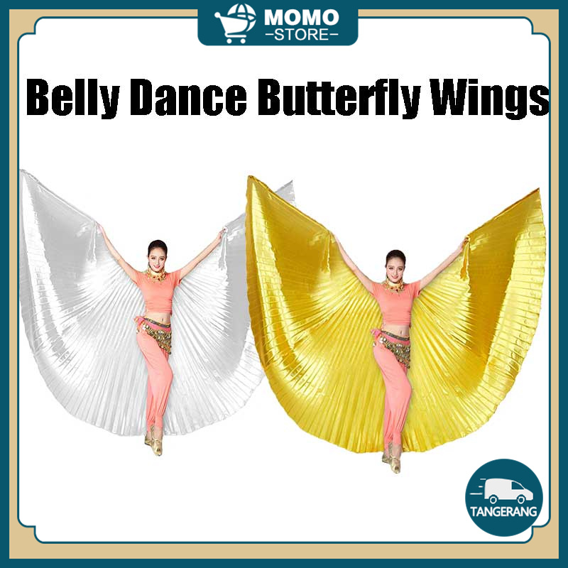 Jual Sayap Malaikat Gold Silver Tamborin / Sayap Kerub Belly Dance ...