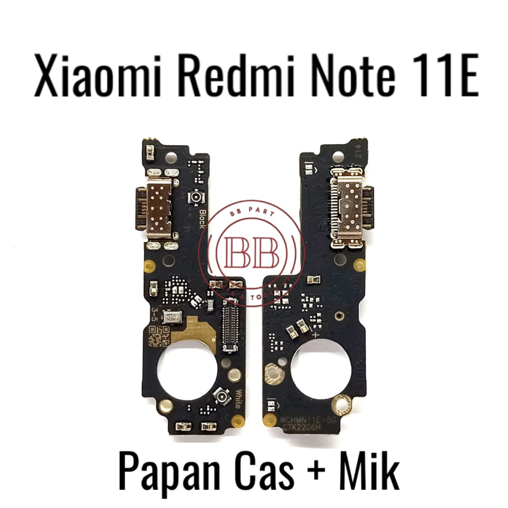 Jual Papan PCB Konektor Cas Charger + Mik Xiaomi Redmi Note 11E ...