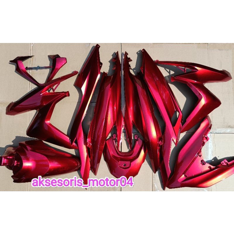 Jual full body halus vario 150 125 new 2019 2020 2021 2022 merah candy ...