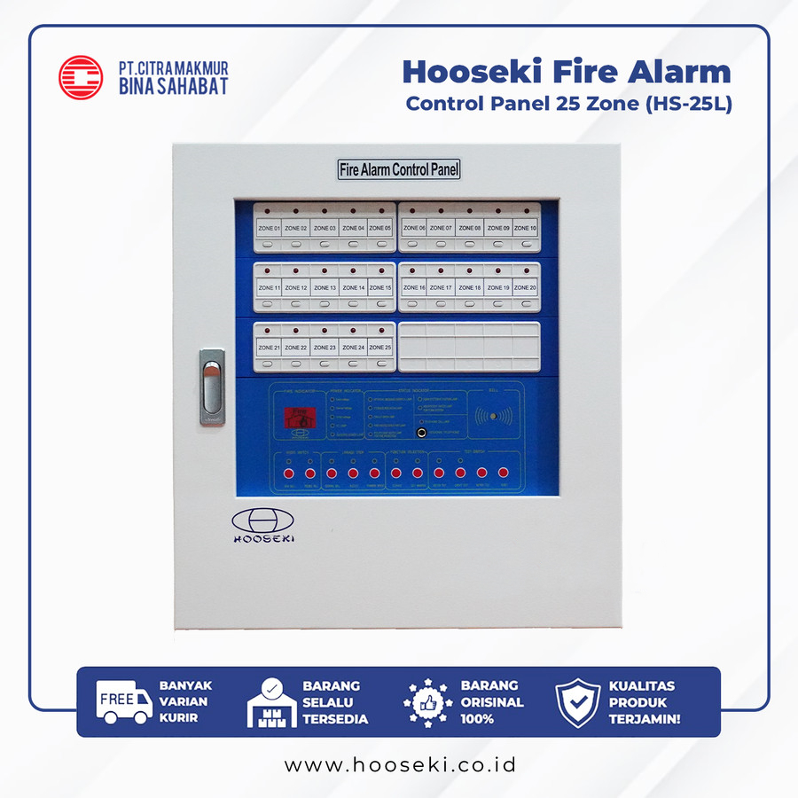 Jual HOOSEKI FIRE ALARM CONTROL PANEL 25 ZONE (HS-25L) | Shopee Indonesia