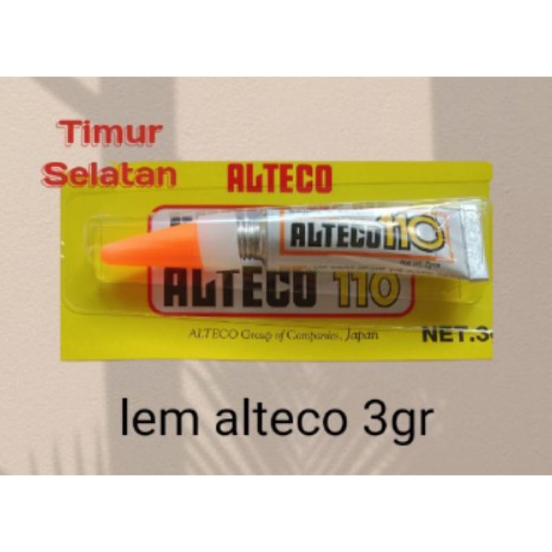 Jual Lem Alteco Super Glue 110 3gr | Shopee Indonesia