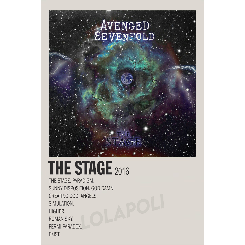 Jual Poster Cover Album The Stage - Avenged Sevenfold | Shopee Indonesia