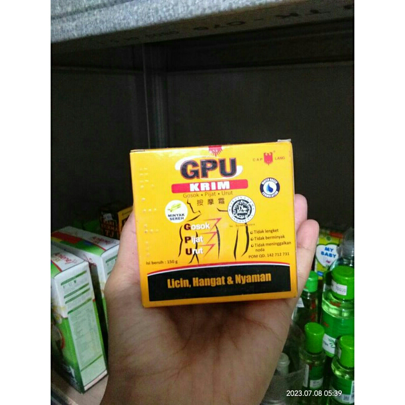 Jual GPU CREAM 150GR LANG MINYAK SEREH | Shopee Indonesia