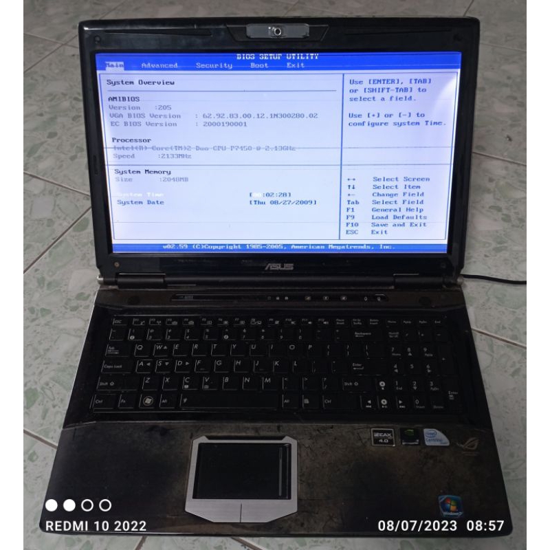 Jual Laptop asus G60V intel Centrino double VGA double hardisk | Shopee ...