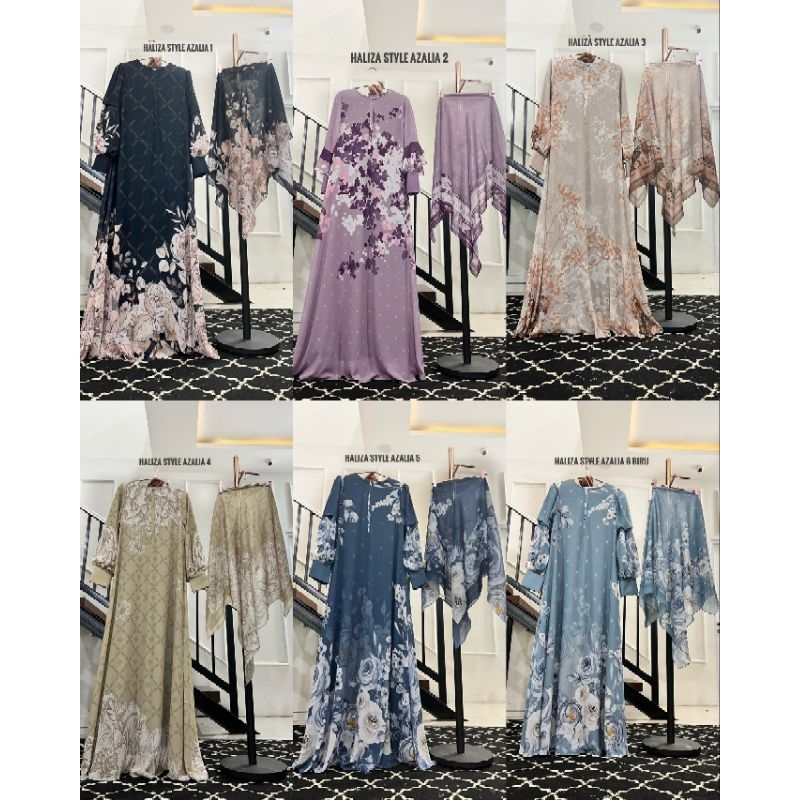 Jual AZALIA SERIES 1 - 6 | HALIZA STYLE | HALIZA SYARI | ABAYA | Shopee ...