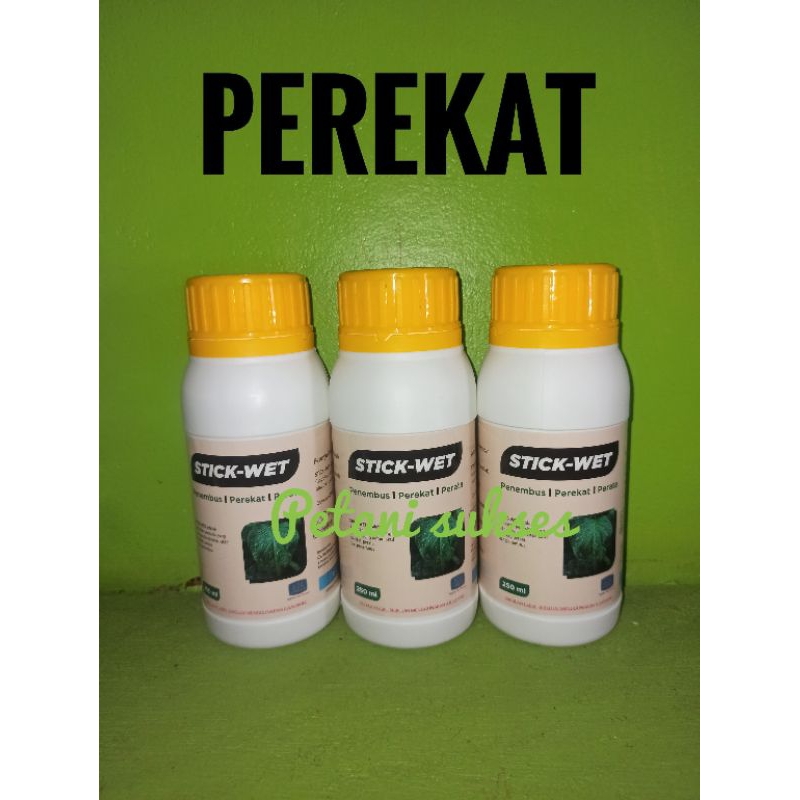 Jual (250ml) PEMBASAH PEREKAT PERATA STICK WET STICKWET 250 ml kemasan ...